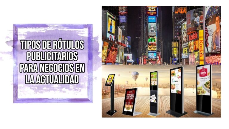Tipos de rótulos publicitarios para negocios ️ — Letreros Perú